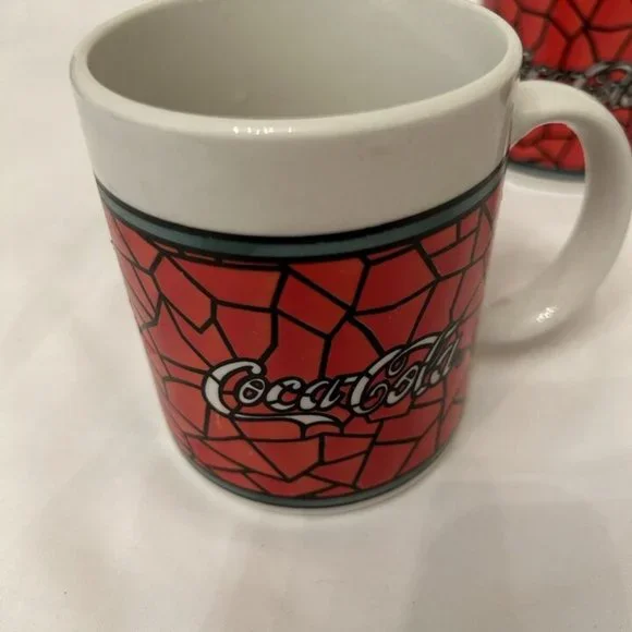 Coca Cola | Kitchen | Set Of 4 Coca Cola Brand Dinnerware Mugs Cups 998 ...